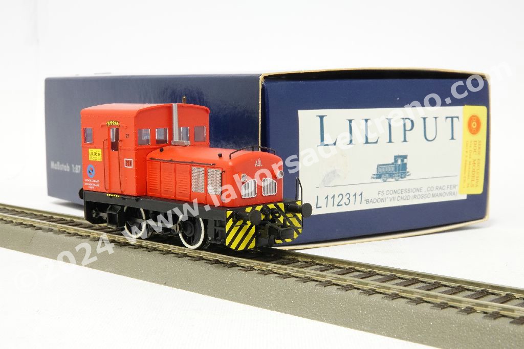 Liliput - FS112311 Loco diesel Badoni della CO.RAC.FER., livrea rossa
