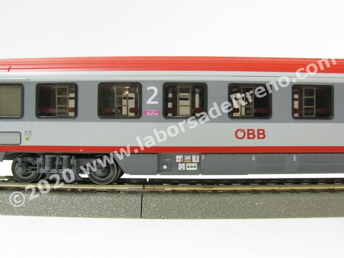 Acme - 52557 Carrozza cuccette OBB tipo EC89 Bcmz di 2° classe, livrea ...