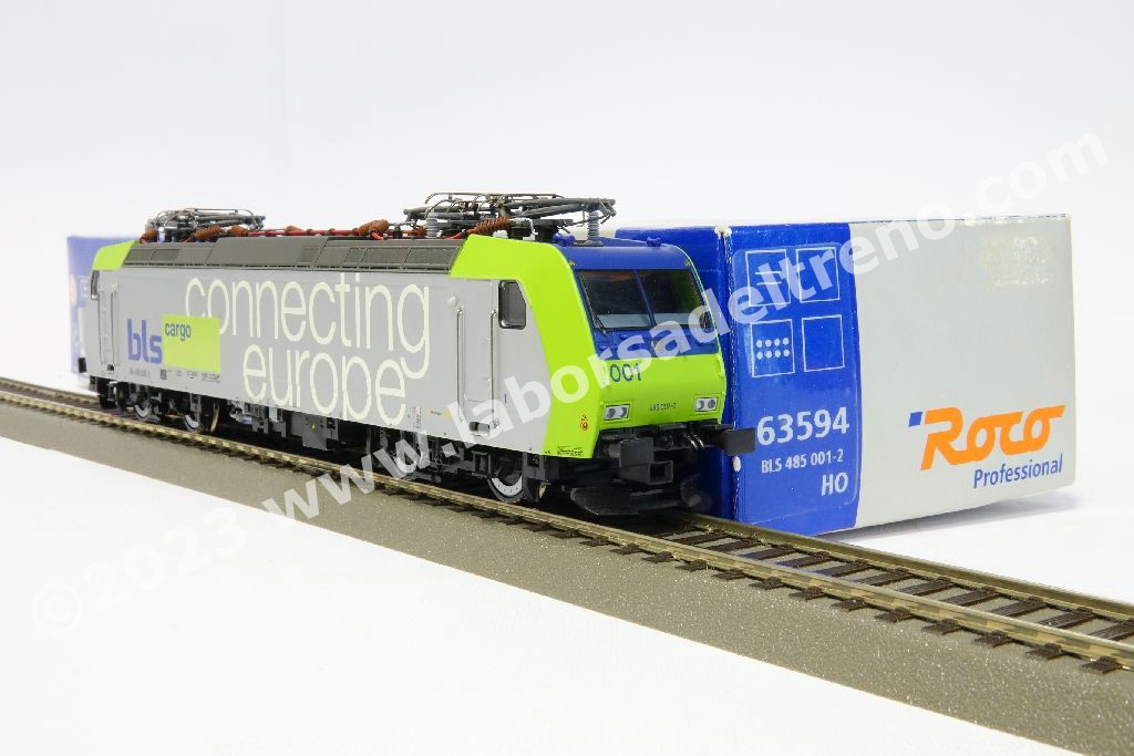 Roco - 63594 Loco el. Br 185.1 TRAXX della BLS, livrea BLS Cargo ...
