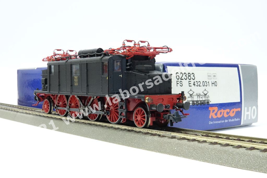 Roco - 62383 Locomotiva elettrica trifase FS E 432, livrea nera ...