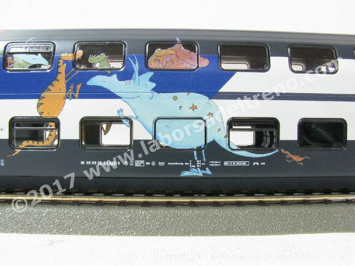 Roco - 64856(1) Carrozza passeggeri pilota a 2 piani SBB IC 2000 di 2a ...