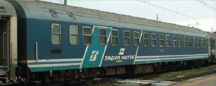 Ls models - PI9757 Carrozza letti tipo T2S delle FS, livrea XMPR con ...