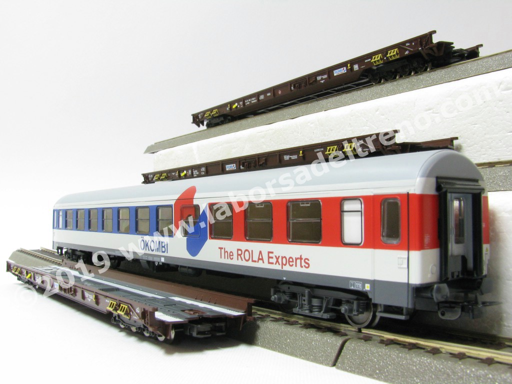 Roco - 76346 Convoglio RoLa della OBB composto da una carrozza cuccetta ...