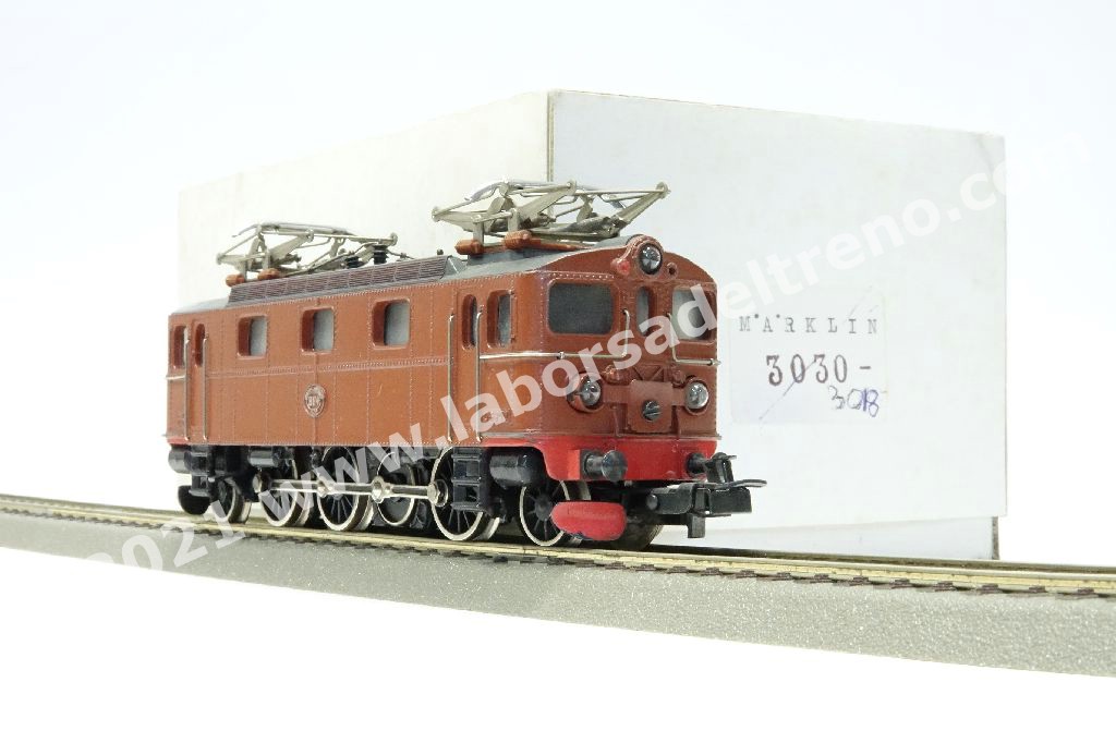 Marklin - 3018 locomotiva elettrica Da SJ, marrone, .2 Koll