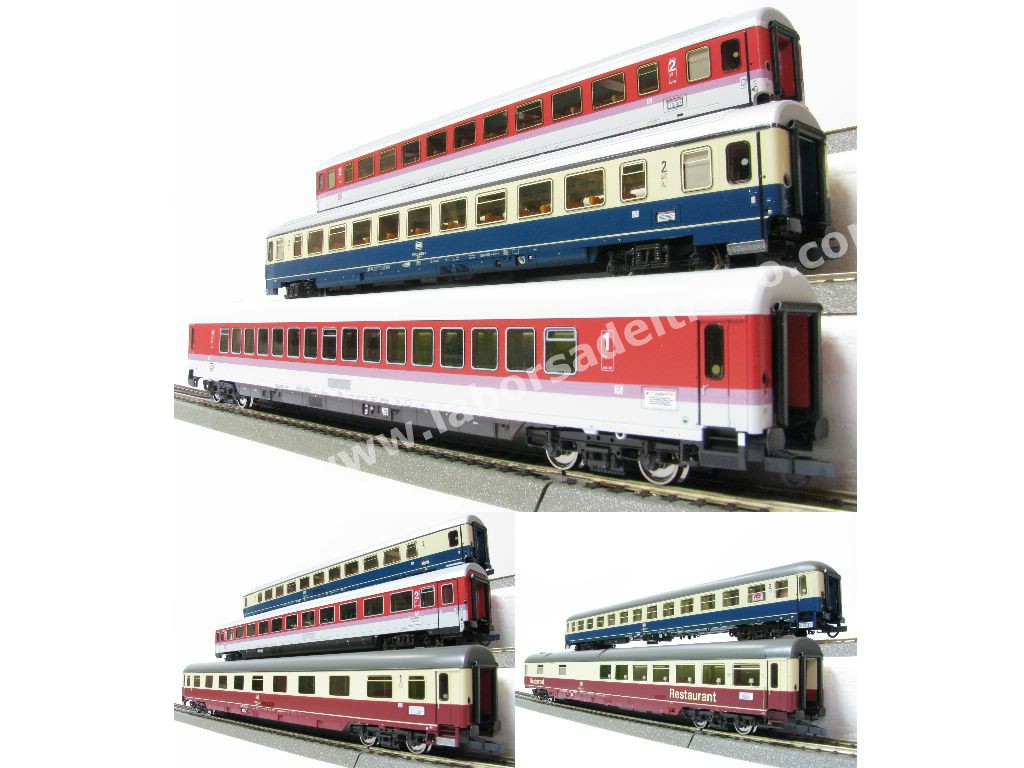 Roco - 74133+74134+74163 "EC Leonardo da Vinci" delle DB a 8 elementi ...