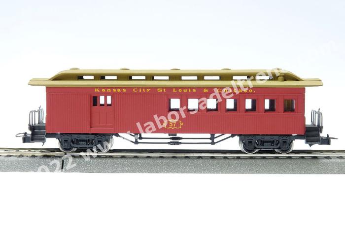 Rivarossi - 2996 Carrozza Combine mista bagagliaio della Kansas City ...