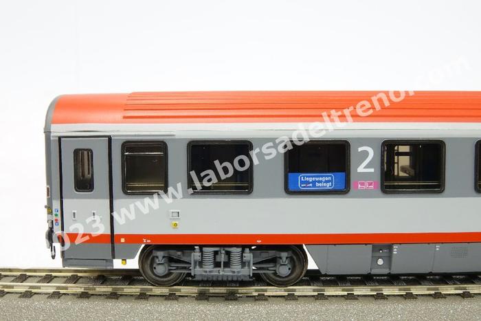 Acme - 52557 Carrozza cuccette OBB tipo EC89 Bcmz di 2° classe, livrea ...