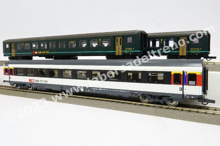 Roco - 6200022 Set 1 'SBB Bozberg Interregio' a tre elementi, composto da una 1° cl. Tipo EW IV ...