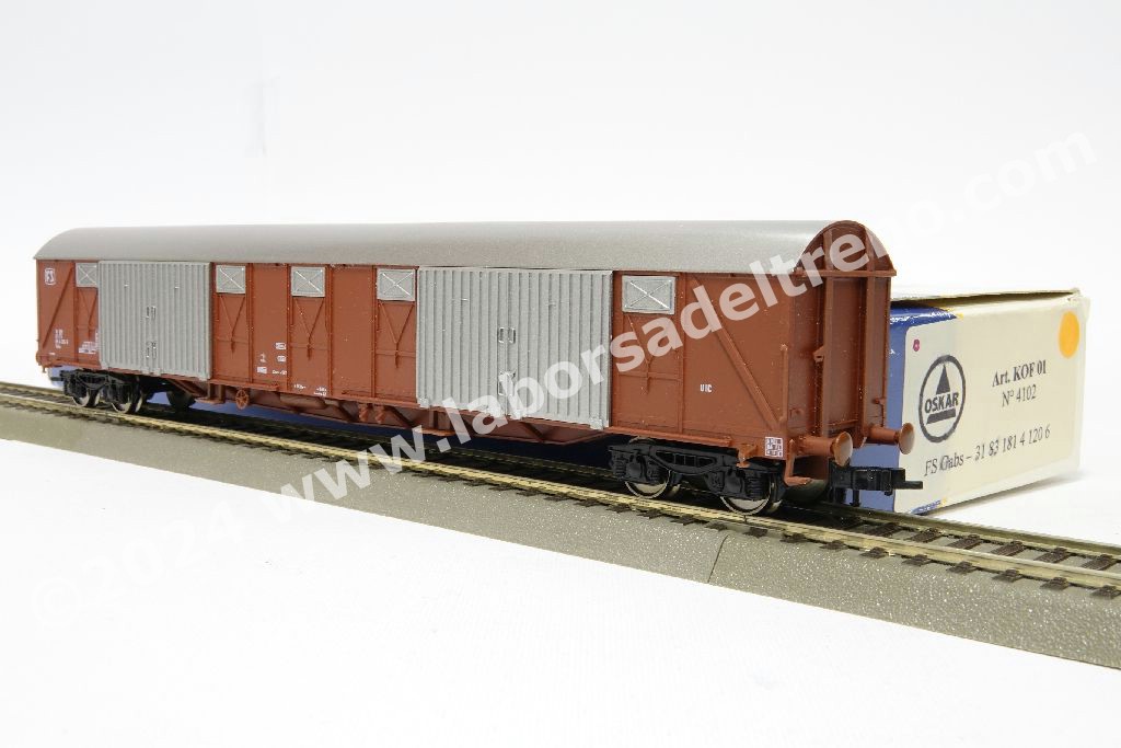Os.kar - 4102 carro merci FS Gabs tetto argento porte in alluminio ...