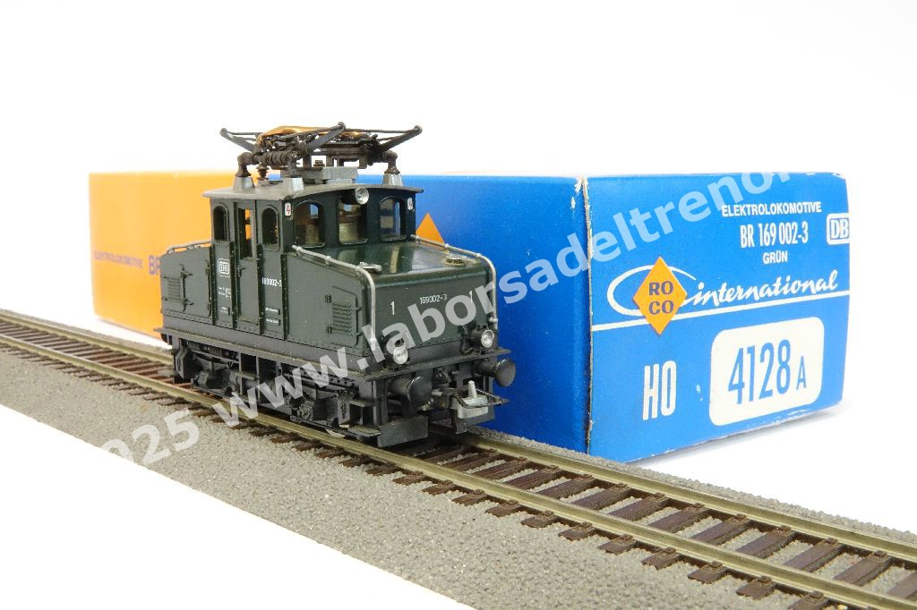 Roco - 4128A Locomotiva elettrica DB Br 169, livrea verde, epoca III