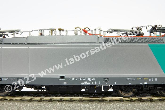 Piko - 59950PANTO Loco el. Br 186 346 TRAXX immatricolata come Reek 29 ...