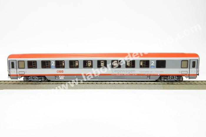 Acme - 52556 Carrozza cuccette OBB tipo EC89 Bcmz di 2° classe, livrea ...