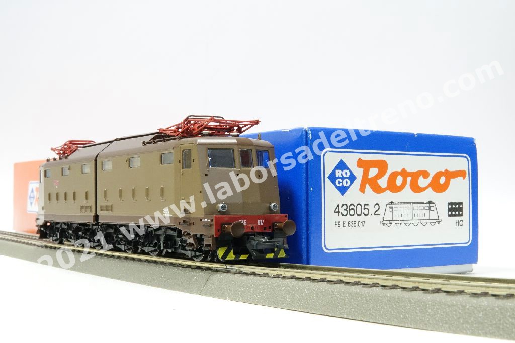 Roco - 43605.2 Locomotiva elettrica FS E 636 017, deposito Bologna S.D ...