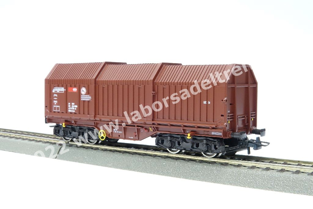 Roco - 77430 Carro merci a copertura telescopia SBB tipo Shimmns per ...