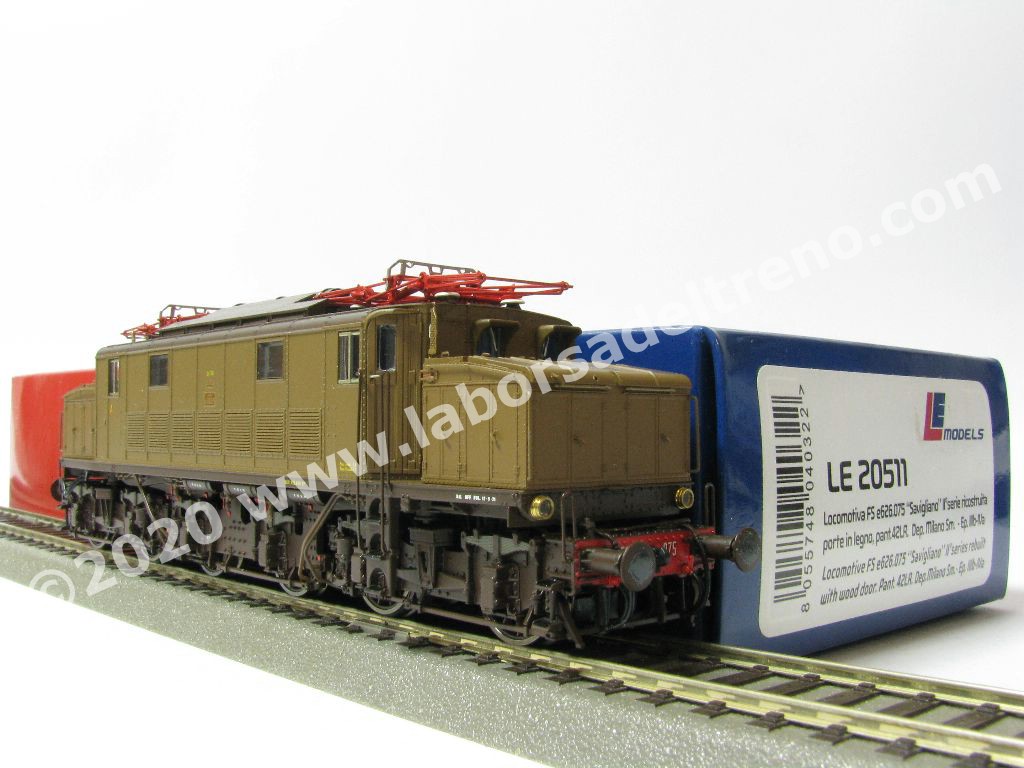 Le models - 20511 Locomotiva elettrica FS E626 di 2° serie, deposito di ...