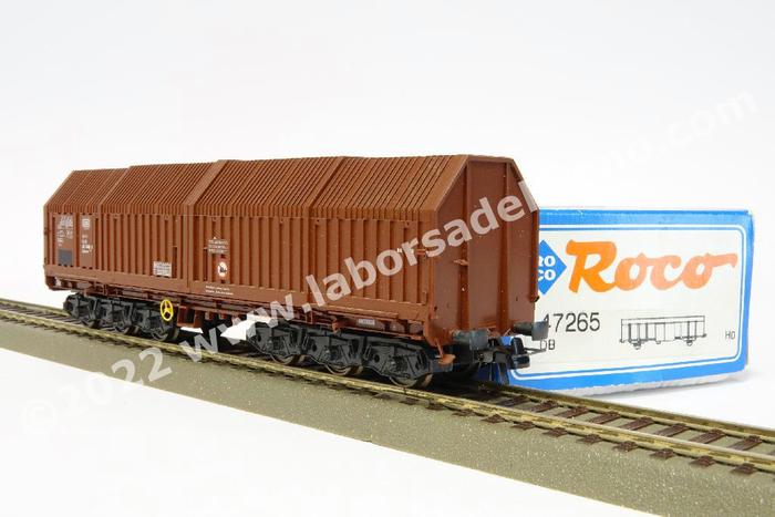 Roco - 47265 Carro a pareti scorrevoli a 6 assi per trasporto coils ...