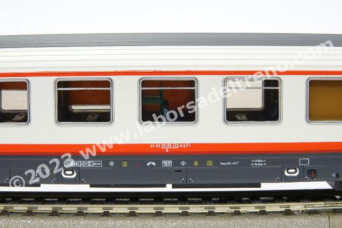 Acme - 55284 Set Frecciabianca con una 1a cl., una seconda trasporto disabili BRH e due 2a cl ...