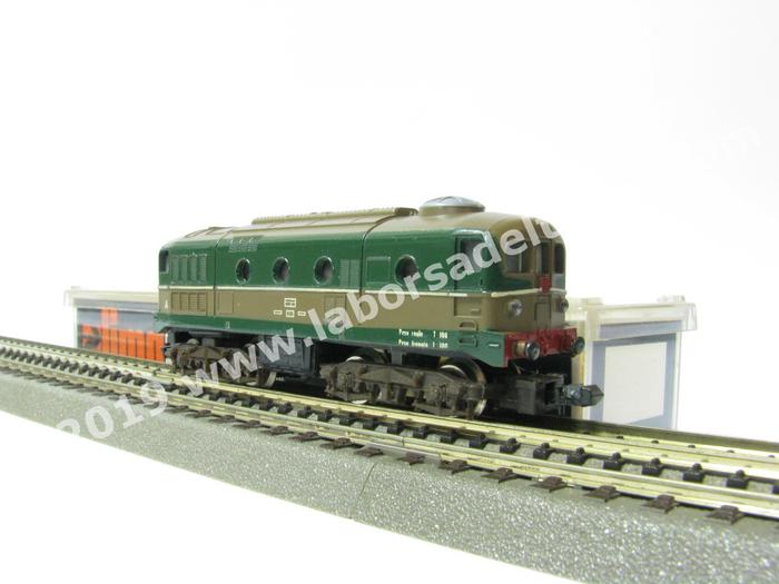 Lima - 201 Locomotiva diesel FS D341, livrea verde/castano, epoca III ...