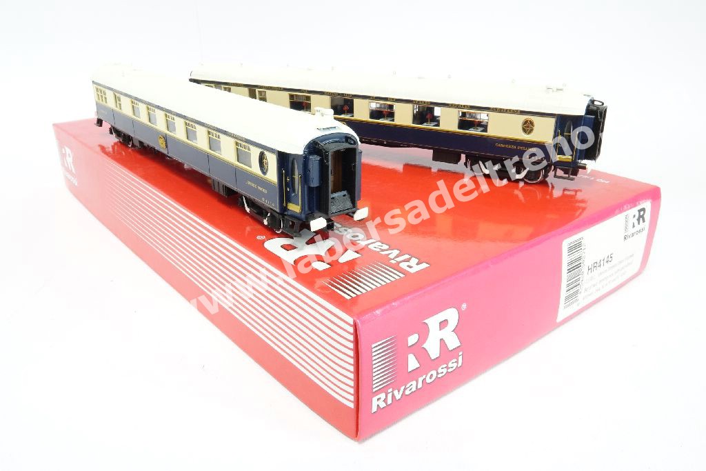 Rivarossi - HR4145 Coppia di una vettura ristorante + una vettura pullman del Venice Simplon ...