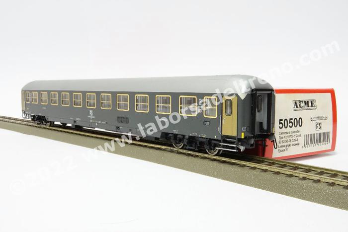 Acme - 50500 Carrozza passeggeri a cuccette tipo X 1970 2° classe ...
