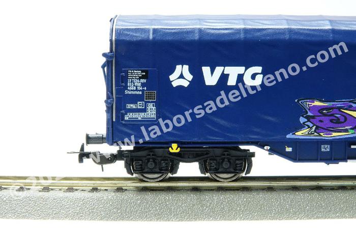 Piko - 58965 Carro telonato trasporto coils DB AG VTG tipo Shimmns ...