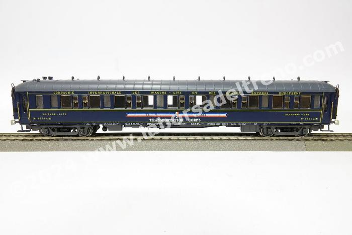 Rivarossi - 3525 Carrozza letti CIWL tipo Lx per trasporto truppe US Army, ep. III