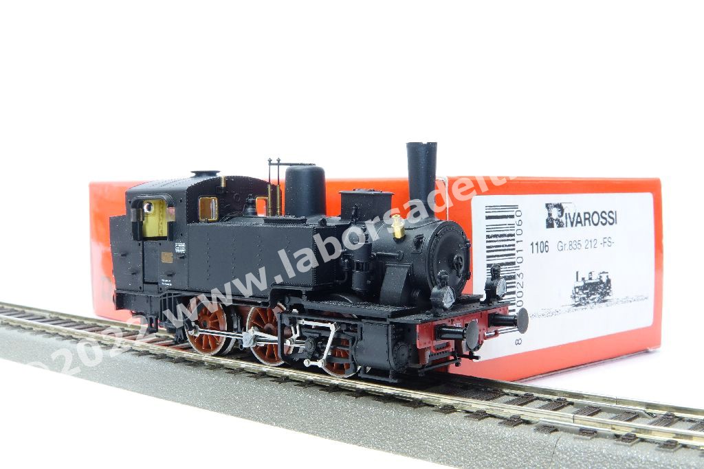 Rivarossi - 1106 Locotender FS Gr 835 212, epoca II