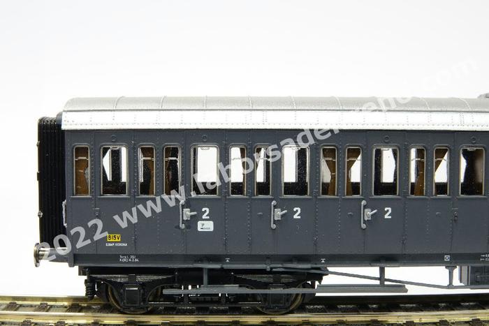 Roco - 44691 carrozza FS tipo centoporte, 2a classe, livrea grigio ...