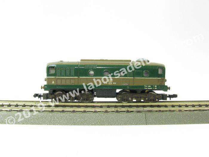 Lima - 201 Locomotiva diesel FS D341, livrea verde/castano, epoca III ...