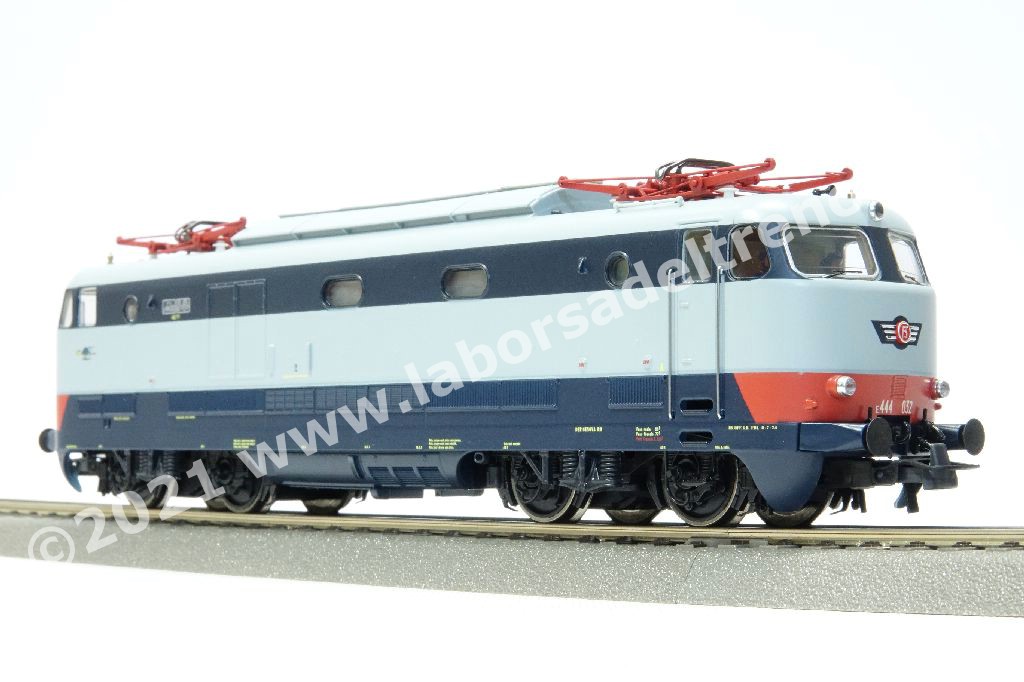 Roco - 70891 Loco el. E 444 032 Tartaruga delle FS, livrea grigio perla ...