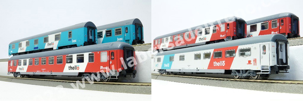 Acme - 55222+55223 EuroNight 'Thello' a sei elementi FS Trenitalia ...