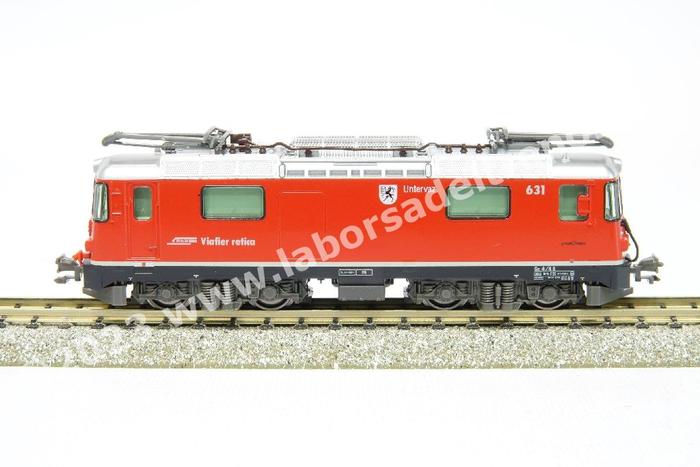 Kato - 3102 Locomotiva elettrca Rhb Ge 4/4 II 631, livrea rossa, epoca ...