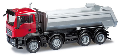 Herpa - 159852 bilico con cassone ribaltabile MAN TGS M, 1:87