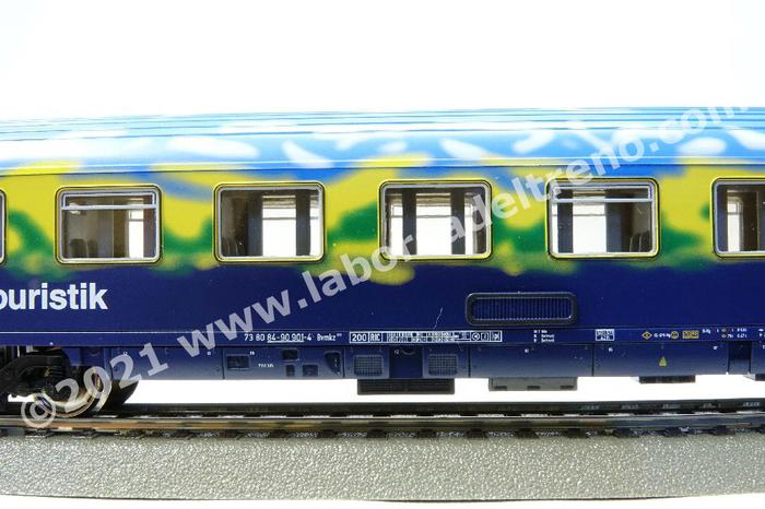 Roco - 45900 Set 4 carrozze DB Touristik delle DB AG, con un bagagliaio ...