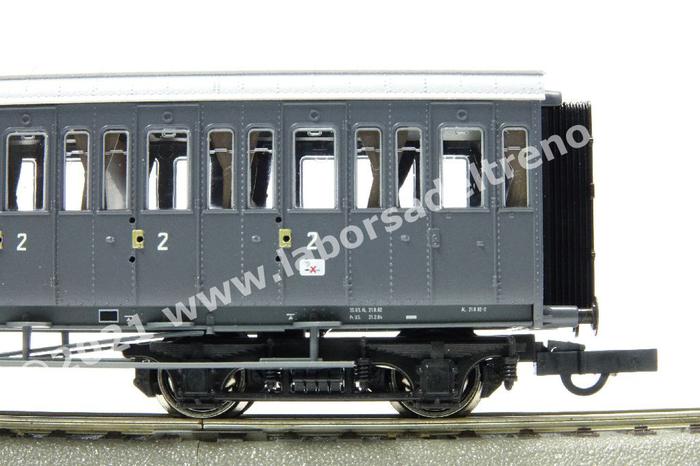 Roco - 44691 carrozza FS tipo centoporte, 2a classe, livrea grigio ...