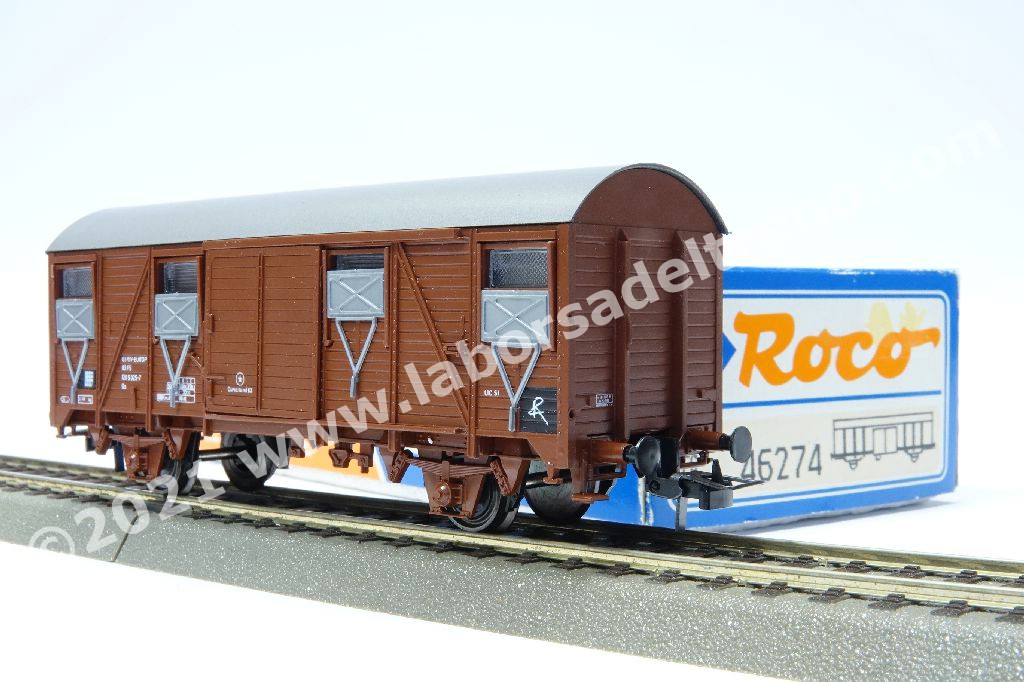 Roco - 46274 Carro merci tipo Gs delle FS, ep. IV/V