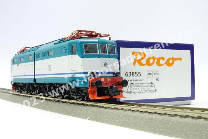 Roco - 63855 Loco el. E 645 105 FS, ristruttirata con fari rossi ...