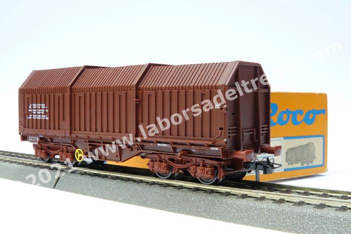 Roco - 46289 Carro a carrelli a chiusura telescopica SNCF per trasporto ...