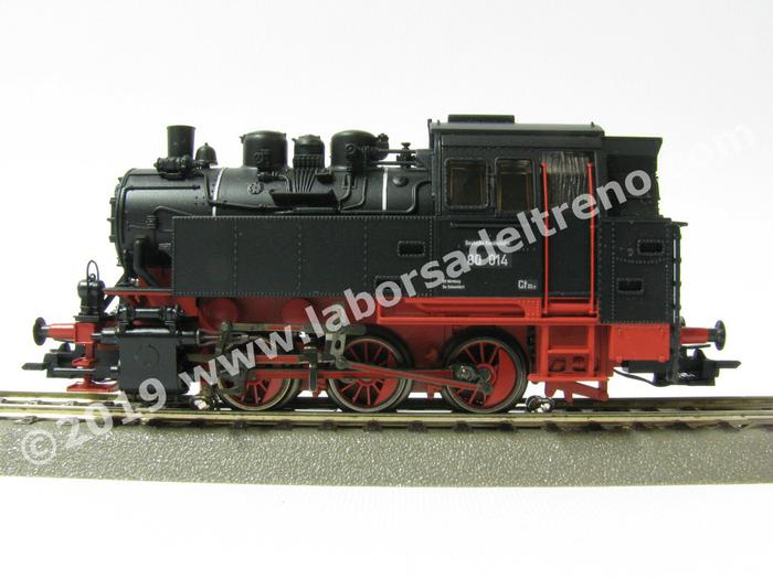 Marklin - 37068 Locotender DB Br 80 014, cerchiature argento sulla ...