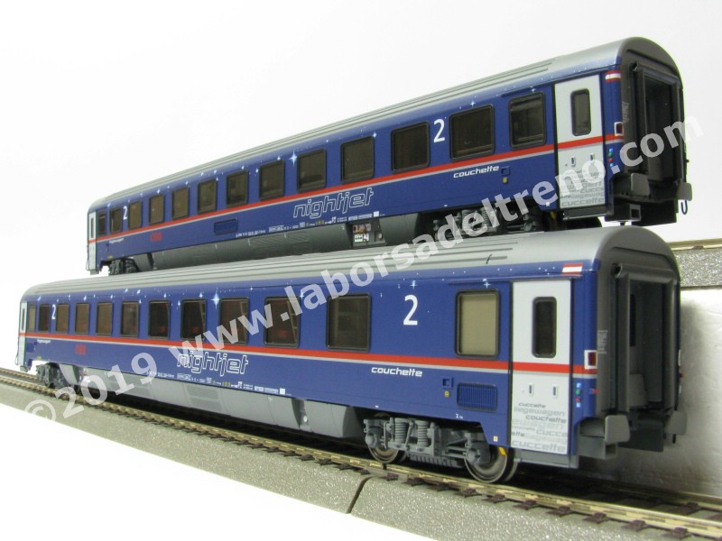 Acme - 55198 Set Nightjet OBB Munchen Milano/Roma con 2 cuccette Bcmz ...
