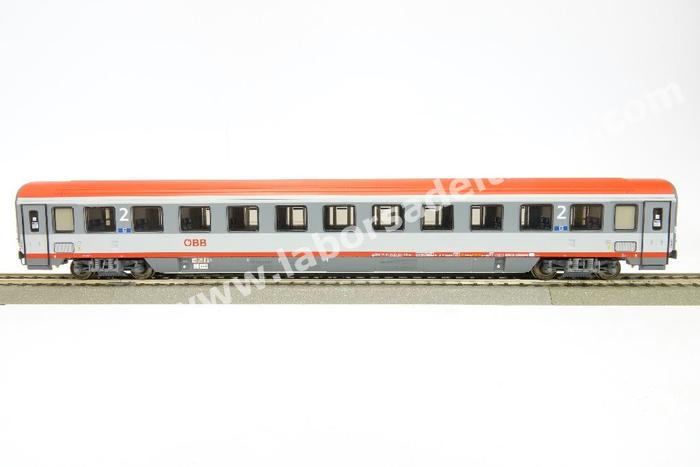 Acme - 55187 Set Nightjet OBB Munchen Milano/Roma con 3 sitzwagen Bpm in livrea blu Nightjet e ...