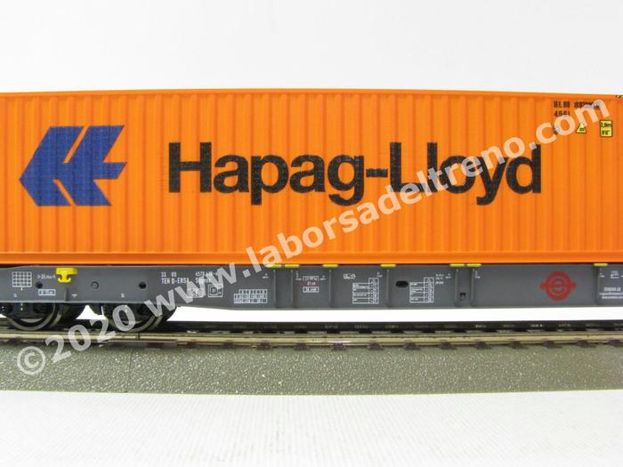 Igra model - 96010036 Carro intermodale DB AG Ermewa tipo Sggnss da 80 ...