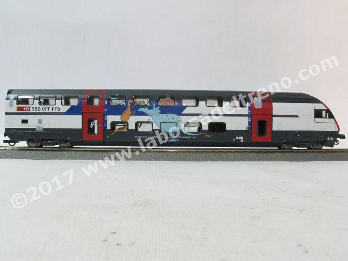 Roco - 64856(1) Carrozza passeggeri pilota a 2 piani SBB IC 2000 di 2a ...