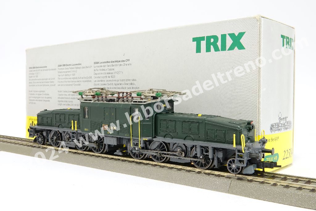 Trix - 22584 Loco el. Be 6/8 'Coccodrillo' delle SBB, livrea verde, ep ...