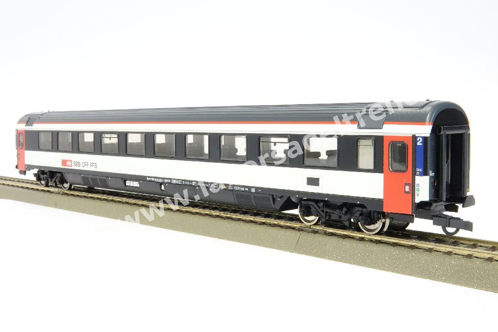 Roco - 74635 Carrozza passeggeri a salone SBB tipo EC di 2° cl., nuova ...
