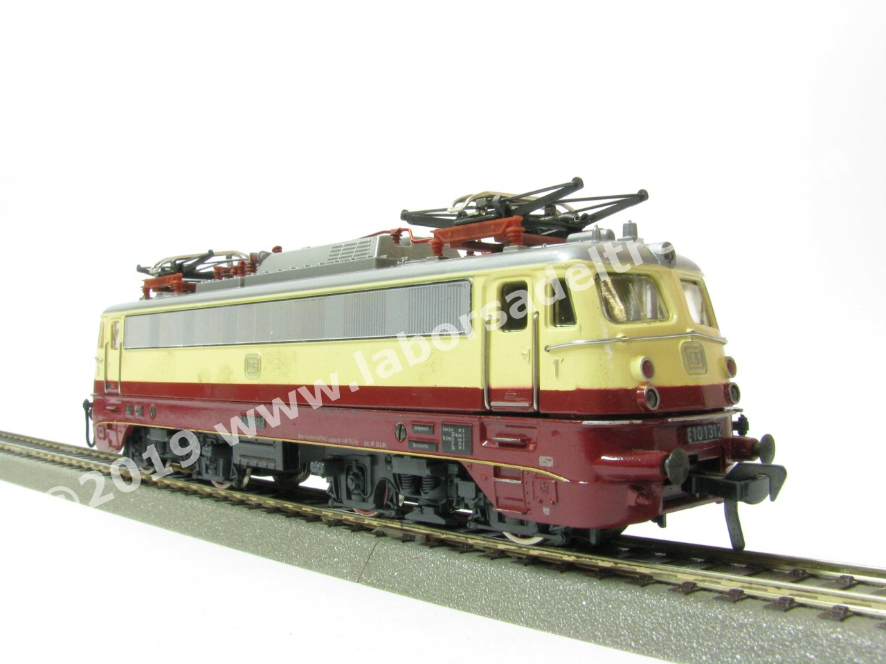 Fleischmann - 1347T Loco el. E 10 1312 Bugelfalte delle DB, livrea TEE