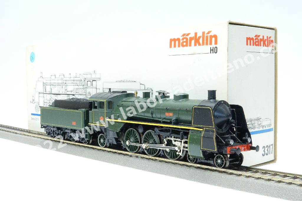 Marklin - 3317 Vaporiera serie 231A delle SNCF, livrea verde, ep. III