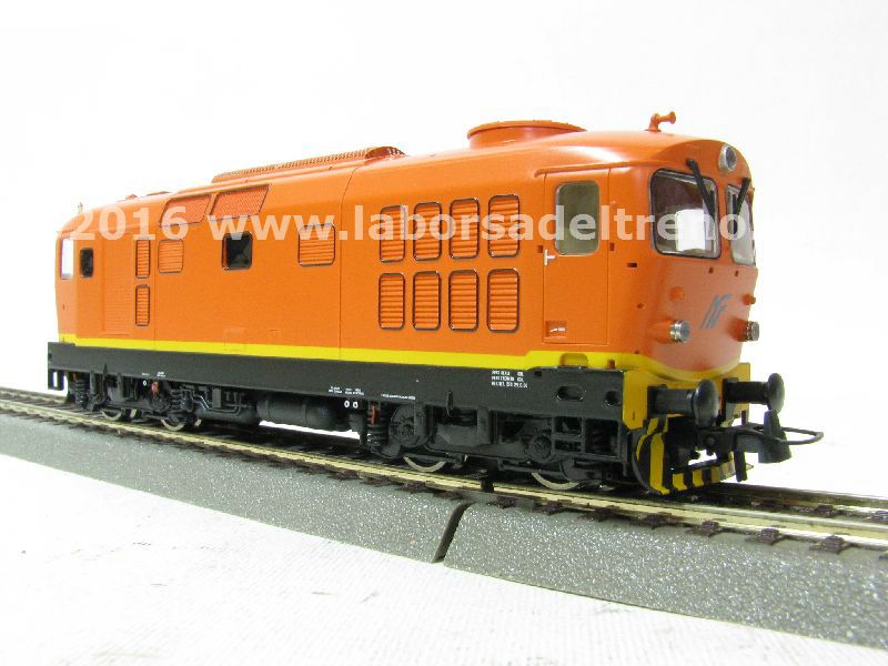 Roco - PI84010 Locomotiva diesel FNM, D 343 1034, con terzo faro funzionante, livrea arancio ...