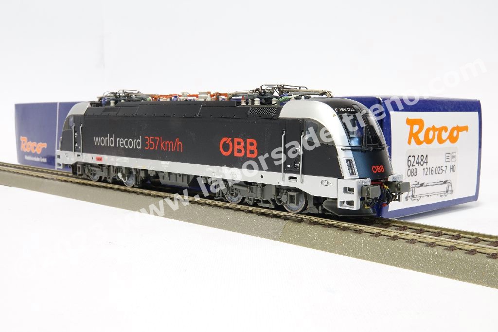 Roco - 62484 Loco el. 1216 World record delle OBB, livrea nera, ep. V