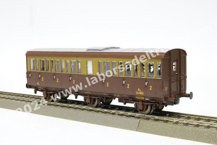 Acme - 55239 Coppia due carrozze a tre assi FS Italia tipo 'Centoporte ...